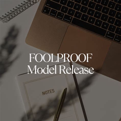 Fool Proof Model Release For Clients And Models Jasminjadeeducation
