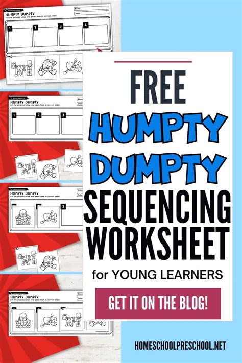 Free Printable Humpty Dumpty Sequence Worksheet