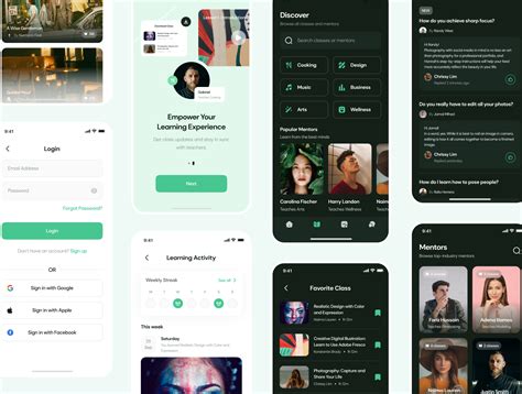 Lambda E Learning And Online Class App Ui Kit Ui Kit App Ui Ios App