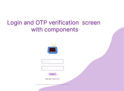 Login With OTP Verification Screens Figma