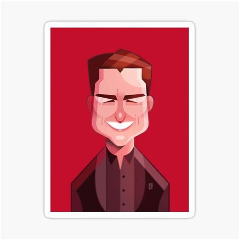 Tom Cruise Sticker By Vitorsuardi Redbubble