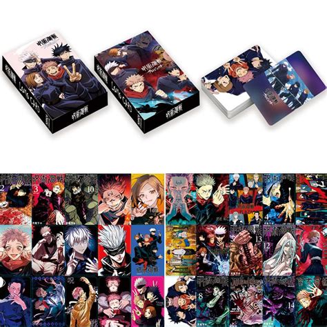 Pretocter 30 Pcs Jujutsu Kaisen Photocards Jujutsu Kaisen Lomo Cards
