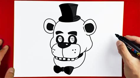 How To Draw Freddy Five Nights At Freddys Youtube