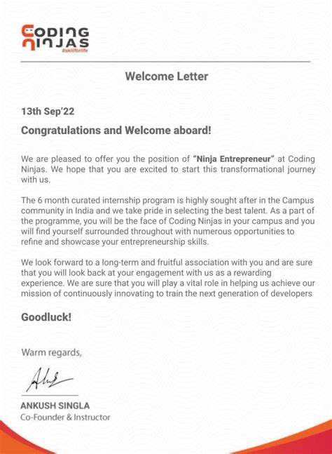 Pragya Keshri On Linkedin Internship Codingninjas Entrepreneur