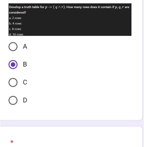 Develop A Truth Table For Pqr How Many Studyx