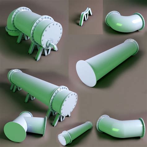 Industrial Pipes Collection Stl Files For 3d Printing Etsy