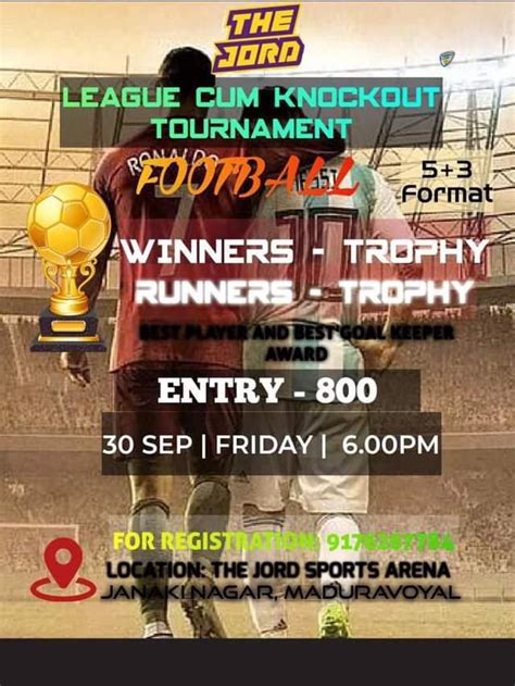 The Jord Presents League Cum Knockout Football Tournament