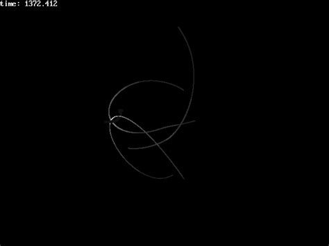 GitHub Qb Gravity Simulation Particle Gravity Simulation With Velocity Colored Traces In DOS