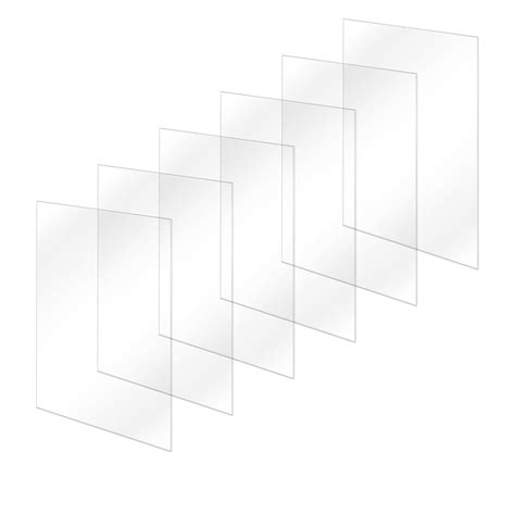4mm Thickness Bespoke Clear Acrylic Sheet 350mm X 350mm Laser Cut To