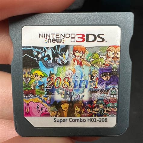 Ds 208 In 1 Game Cartridge Nintendo Ds All In One Emulator Etsy