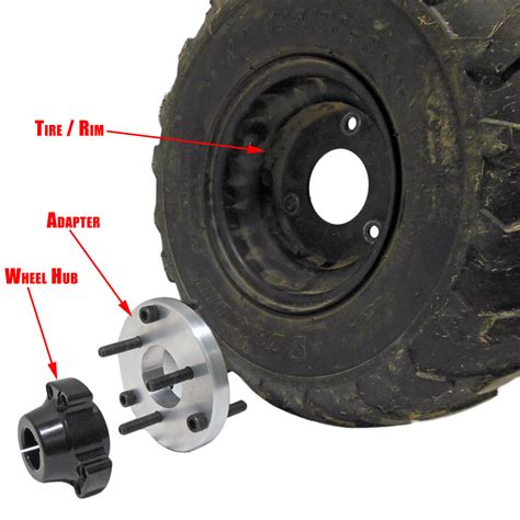 Wheel Hub Adapter For 14570 6 Wheels With Chinese Bolt Patt
