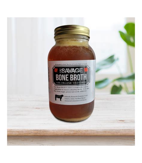 Grass Fed Grass Finished Beef Bone Broth