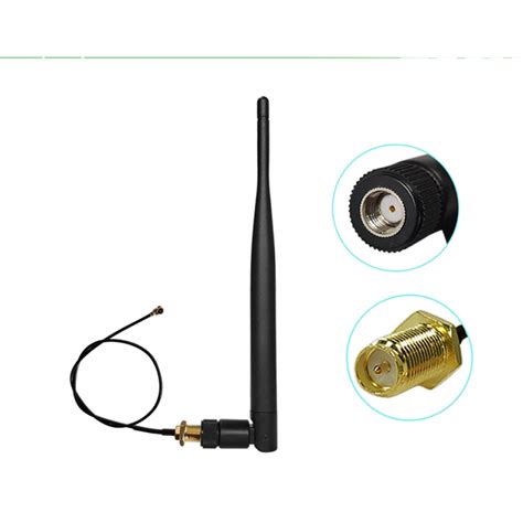 SMA-Antenne 17,5cm mit IPEX-Adapter