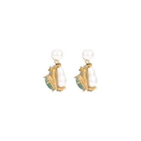 Marni Drop Earrings Pearl Ormv0522a0m200100w10 Solesense