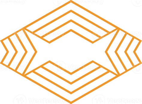 Modern Geometric Hexagonal Shape Design 17339964 Png