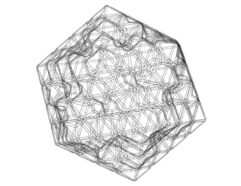 3d Printed Wireframe Shape Icosahedron Flake By Mr Anycad Pinshape