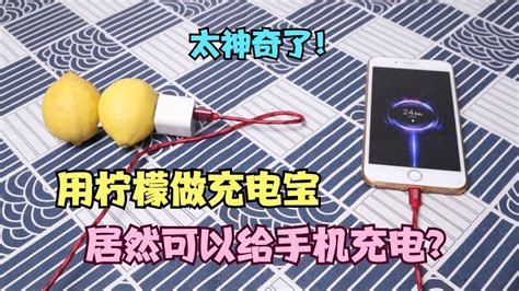 用柠檬做充电宝，能给手机充电？小伙亲测真假！ Youtube