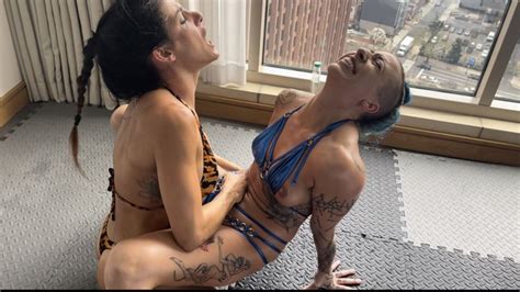 Part First Time Ever Bianca Blance Vs Andre Shakti In An Sensual Oil Wrestling Match Protein