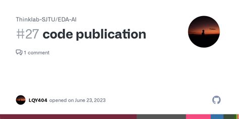 Code Publication Issue 27 Thinklab SJTU EDA AI GitHub
