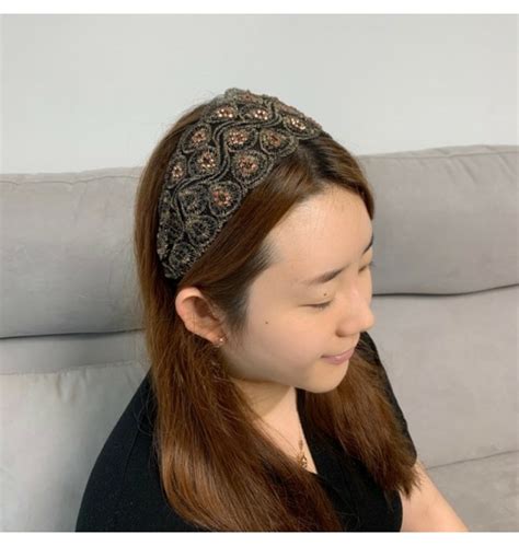 에스닉패턴 헤어스크런치 머리띠 꼬임헤어밴드 곱창밴드 반다나 큐빅헤어밴드 티몬