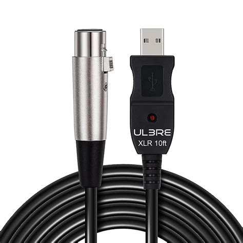 Usb Microphone Cable Ft Xlr To Usb Cable Mic Link Reverb