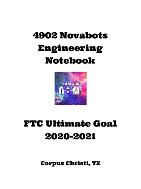 Engineering Notebook Pdf