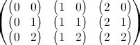 Matlab Creating A Matrix Of Matrix Indices Stack Overflow