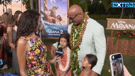 Dwayne Johnson’s Girls Jasmine & Tiana LOVE Maui’s ‘Moana 2’ Song! (Exclusive) - YouTube