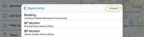 Importing Salesforce Data Mapview Formerly Sales Navigator Route