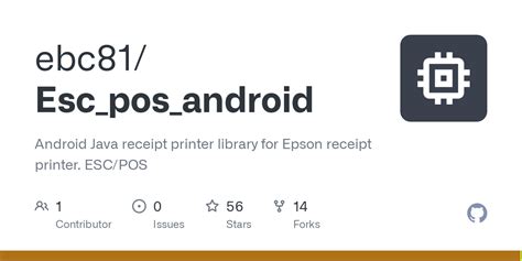 github ebc81 esc pos android android java receipt printer library