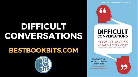 Difficult Conversations Book Summary Bestbookbits Daily Book
