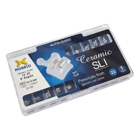 Self Ligating Interactive Ceramic 022 Roth Brackets Single Patient Kit