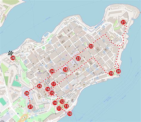 La Valeta Y Birgu Las Mayores Atracciones Mapa Plan Turístico