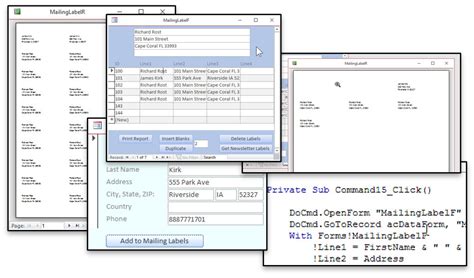 How To Print Mailing Labels From Access Database At Kristina Hertz Blog