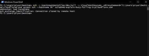 Websocket Bad Handshake Ssh Exchange Identification Connection Closed By Remote Host Issue