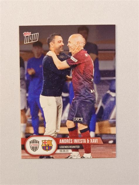 Yahooオークション Topps Now Card アンドレス・イニエスタ シャビ