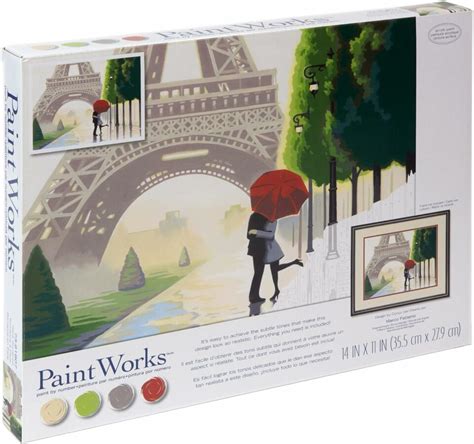 Paris Romance Paintworks Paint By Numbers Design By Marco Fabiano