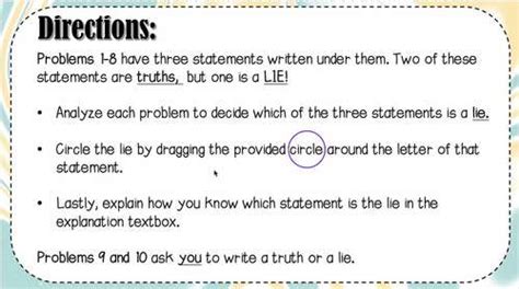 Analyzing Ratio Graphs Two Truths And A Lie Activity By Lipkas Learners