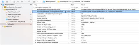 ios tutorial request permission to use location services