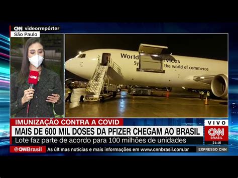 Brasil Recebe Lote Mais 628 Mil Doses Da Vacina Pfizer CNN Brasil