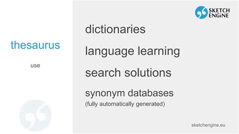 What Is The Sketch Engine Corpus Query System Ppt