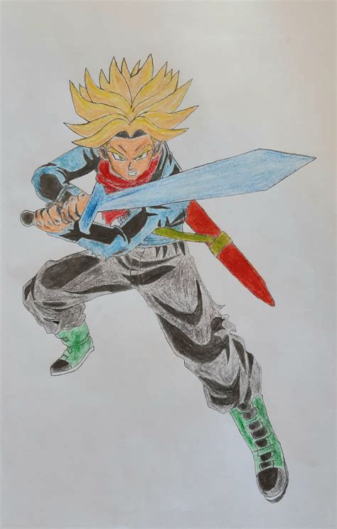 Dbs Future Trunks Drawing By Himu0001 On Deviantart