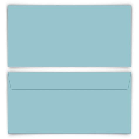 Briefumschläge Blau DIN Lang