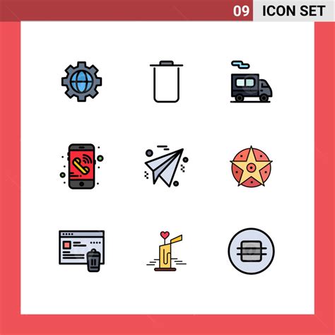 프로젝트의 9가지 보편적인 기호로 구성된 채워진 라인 플랫 컬러 팩 심장 세트 만능인 Png 일러스트 및 벡터 에 대한 무료 다운로드 Pngtree