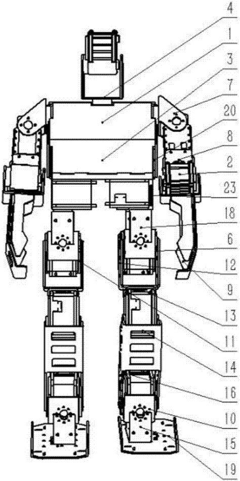 Small Humanoid Robot Capable Of Realizing Omni Directional Walking And Control Method Thereof