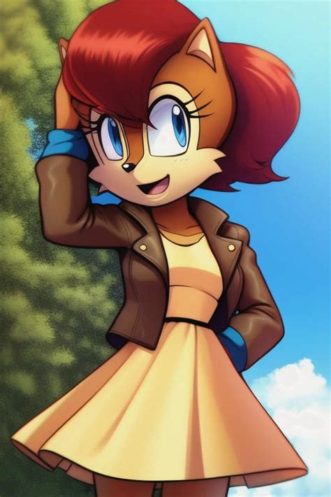 Sally Acorn Is Having A Nice Day By Wolfdruid92 On Deviantart