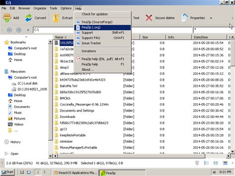 Peazip Joins Open Source Support Program Reactos Project