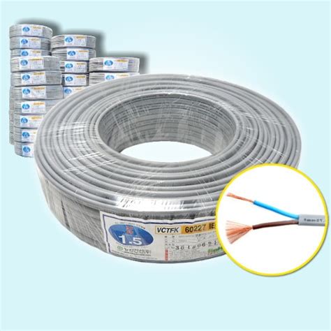 Vctfk 작업선 장원형 장원선 케이블 전선 연선 장원전선 코드선 2c 1 5sq 100m 이오마켓