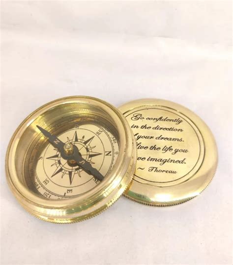 Brown Antique Brass Prismatic Compass For T Sizediameter 25