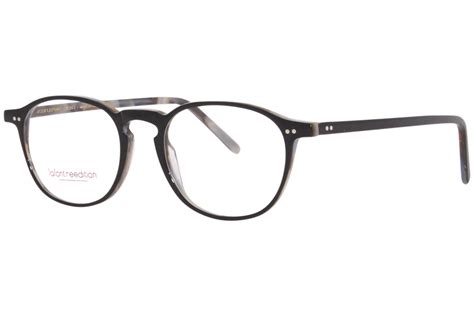 Lafont Reedition Socrate 1039 Eyeglasses Mens Black Full Rim Round